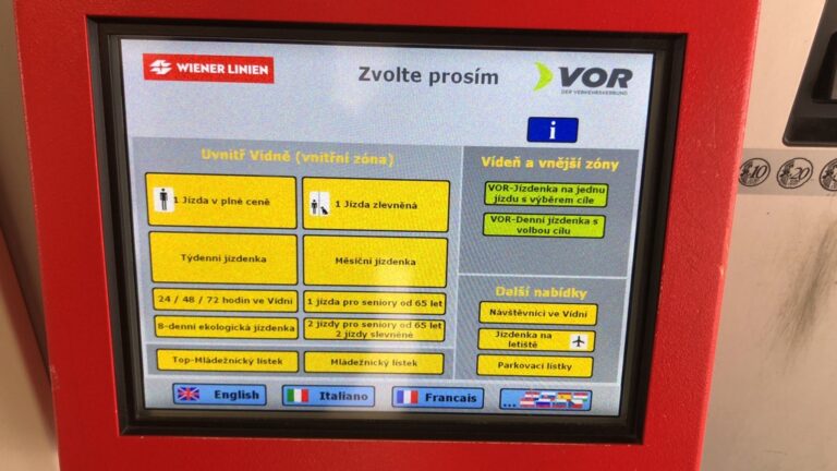 MHD Vídeň 2023 vč. ceny jízdného a mapy | Na vlně beztíže